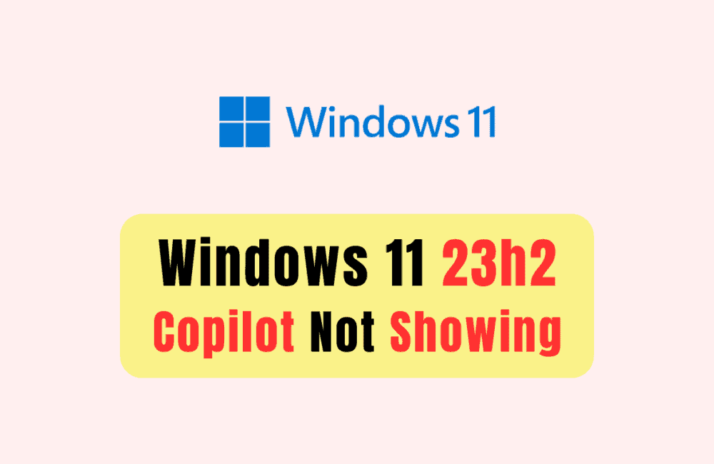 Copilot Not Showing In Windows 11 23h2 - Image to u Copilot Not Showing In Windows 11 23h2 - Image to u